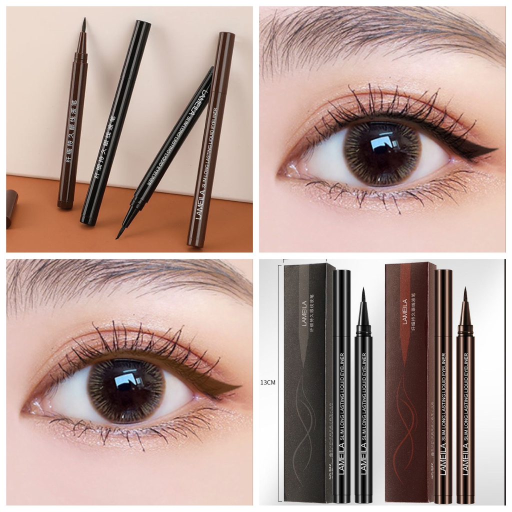 E842อายไลเนอร์ชนิดน้ำยาวนานดำของแท้ซุปเปอร์กันน้ำ-มี 2 สีให้เลือกเบอร์ ...