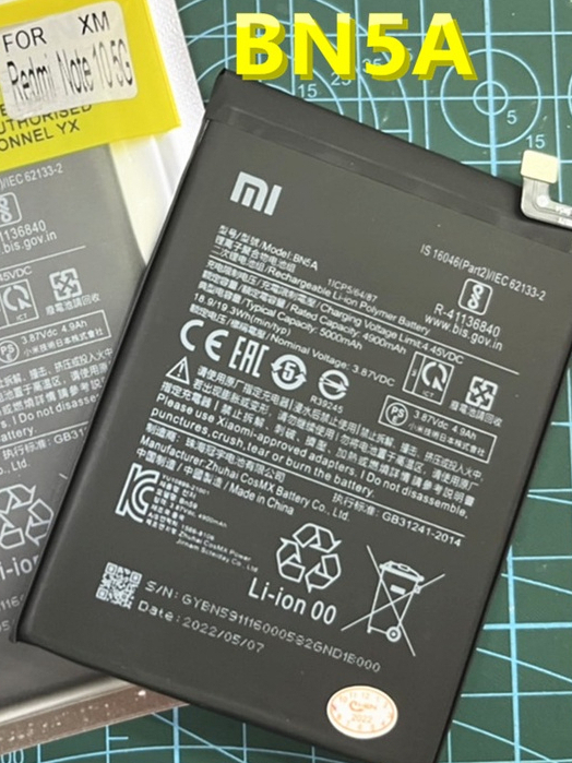 แบตเตอรี่ Xiaomi Redmi Note 10 5G BN5A แบต Xiaomi Note 10 5G BN5A ...