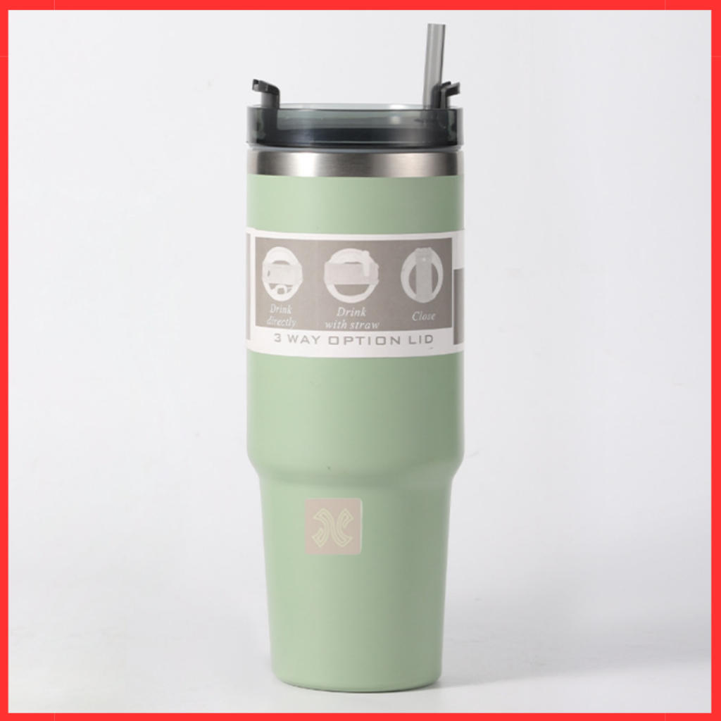 แก้วเยติเก็บความเย็น 30.OZ/890ML. แก้วน้ำเก็บความเย็นพร้อมหลอด | Shopee Thailand