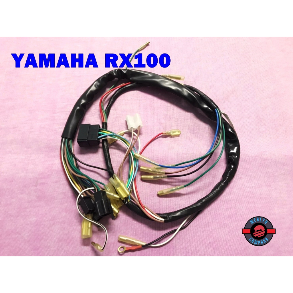 #ชุดสายไฟมอเตอร์ไซค์ YAMAHA RX100 // Wire Wiring Set | Shopee Thailand