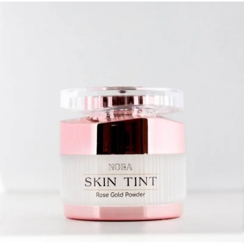 Skin Tint Rose Gold Powder NORA แป้งทิ้นพร้อมแปรงพร้อมกล่อง | Shopee ...