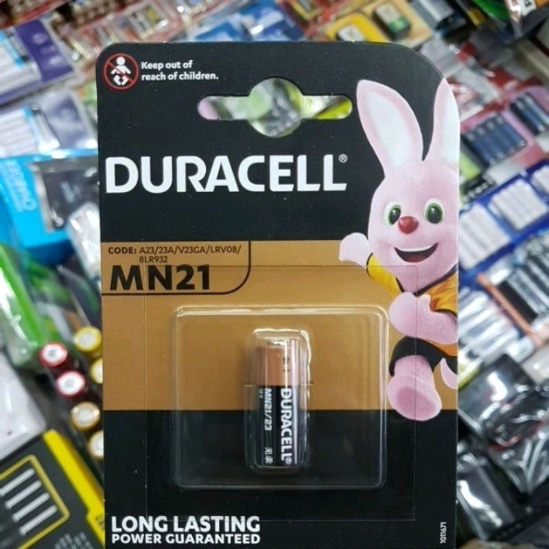 (แพคเกจEU) ถ่าน Duracell MN21, 23A Alkaline 12V จำนวน 1ก้อน ของแท้ ...