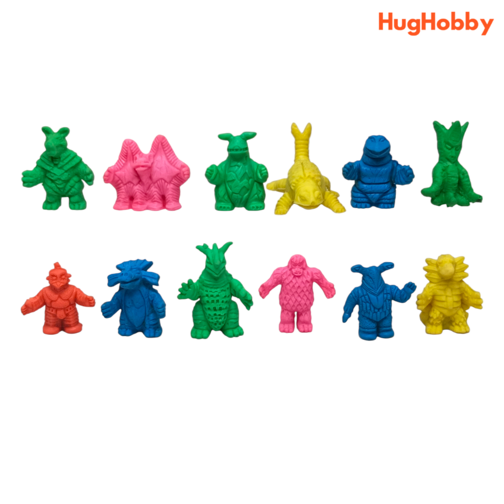 [Set of 12] Vintage 80s Popy Ultraman Kaiju Keshi Eraser Figure (Used ...