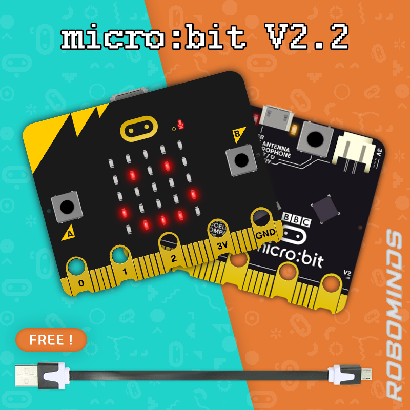 บอร์ดไมโครบิต BBC micro:bit micro controller V2.2 | Shopee Thailand