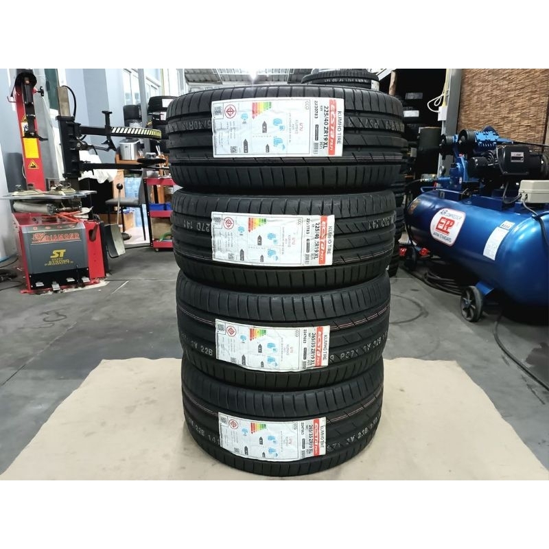 ยางใหม่ค้างปี 225/40R19, 265/35R19 Kumho Ecsta PS71 ผลิตปี 2022 พร้อมจุ๊บลม 4 ตัว ประกันบวม 2 ปี ...