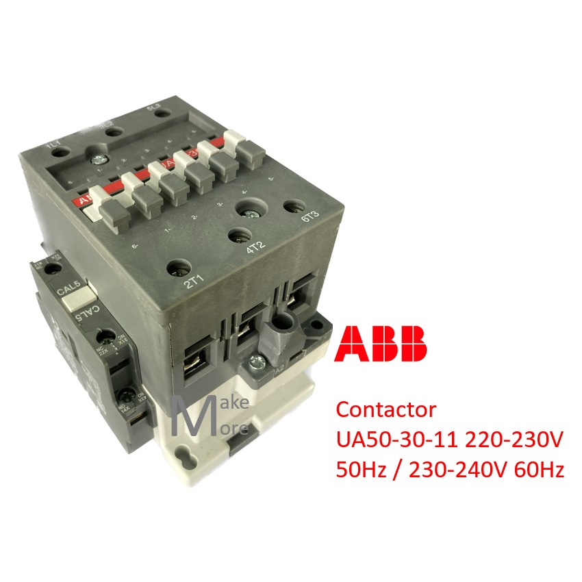 ABB Contactor UA50-30-11 220-230V 50Hz / 230-240V 60Hz | Shopee Thailand