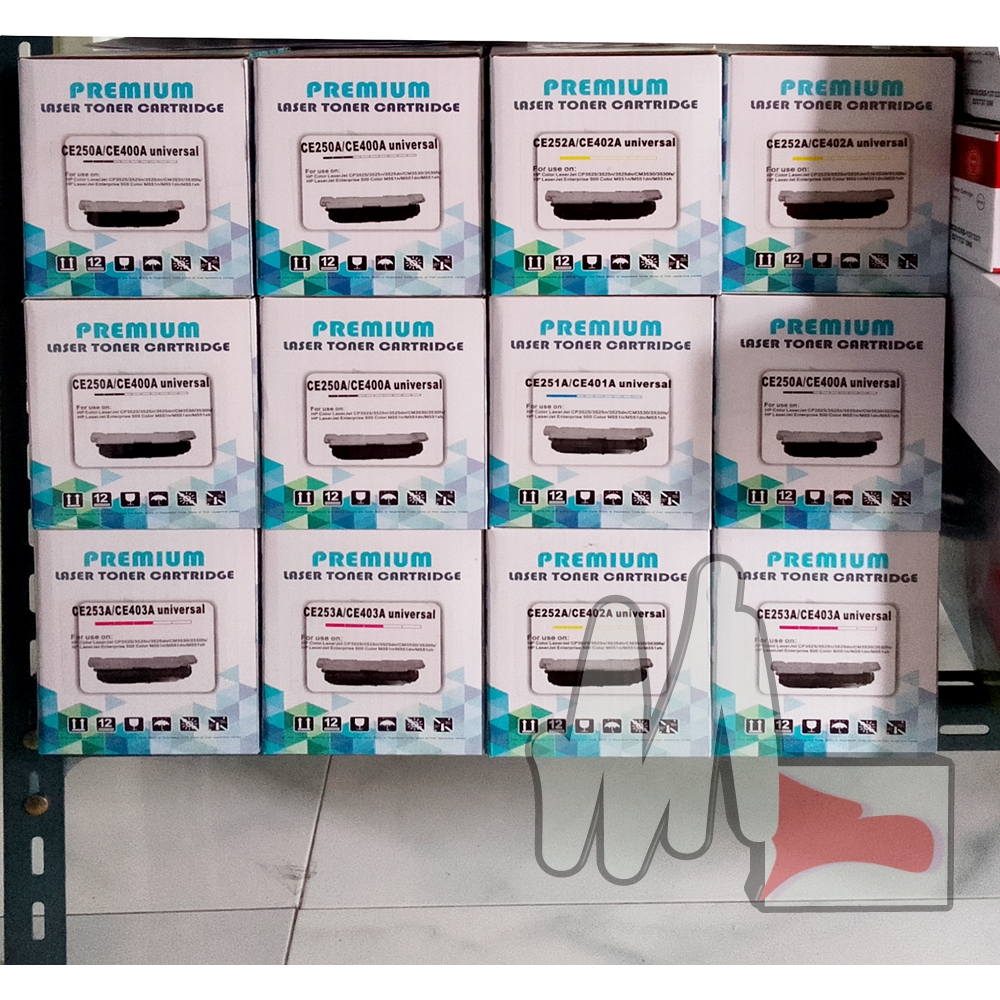 CE400A , CE401A , CE402A , CE403A ตลับหมึกพร้อมใช้ พร้อมส่ง สำหรับ HP ...