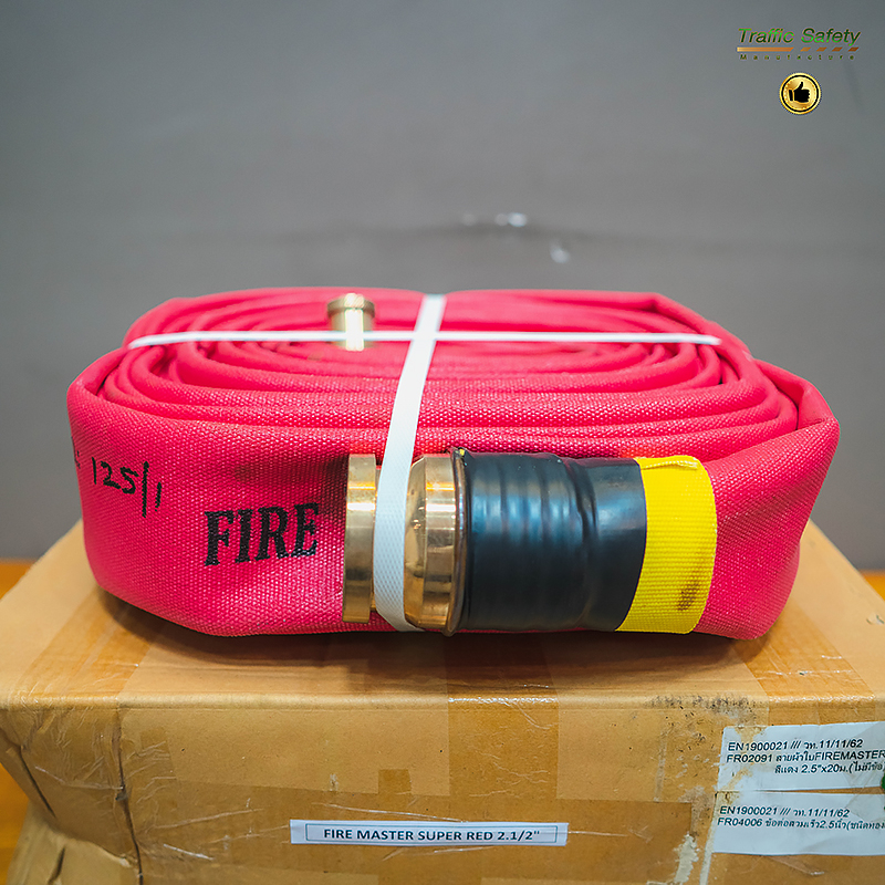 ♦️ส่งด่วน ถูก ของแท้♦️ สายส่งน้ำดับเพลิง FIREMASTER SUPER สีแดง(มีข้อต่อ) มีจำนวนทักแชท มีโรงงาน ...