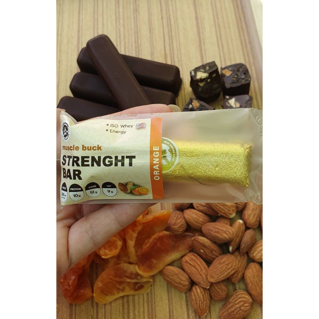 Muscle buck : chocolate protein bar สูตรเทรนเนอร์ ไร้น้ำตาล ไร้แป้ง ...