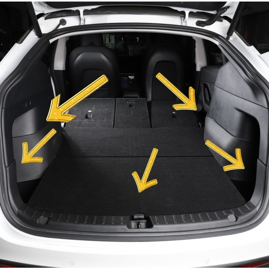 Anti-Scratch Trunk Side cover หลังรถ ที่กันสกปรกเฉพาะจุด สำหรับ 1 ชุด ...