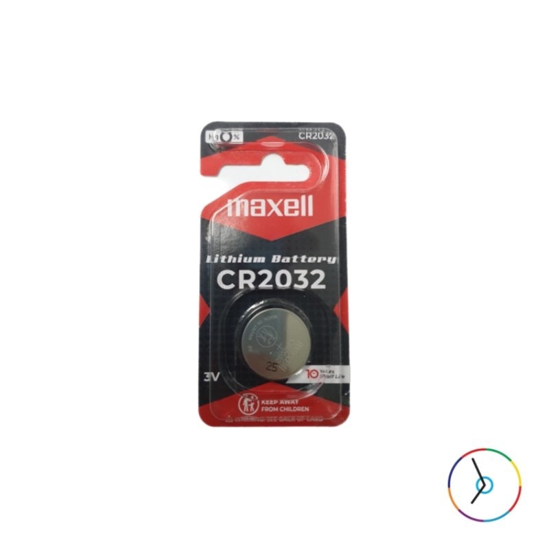 ถ่านกระดุม ถ่านรีโมทรถยนต์ Maxell CR2032 , Maxell 2032 3V. (แพคละ 1 ...