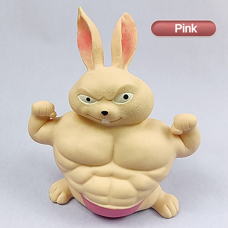 Monsters Toy Muscle Rabbit สกุชชี่ ของยักษ์ สกุชชี่ยืดได้ ของเล่นคลาย ...