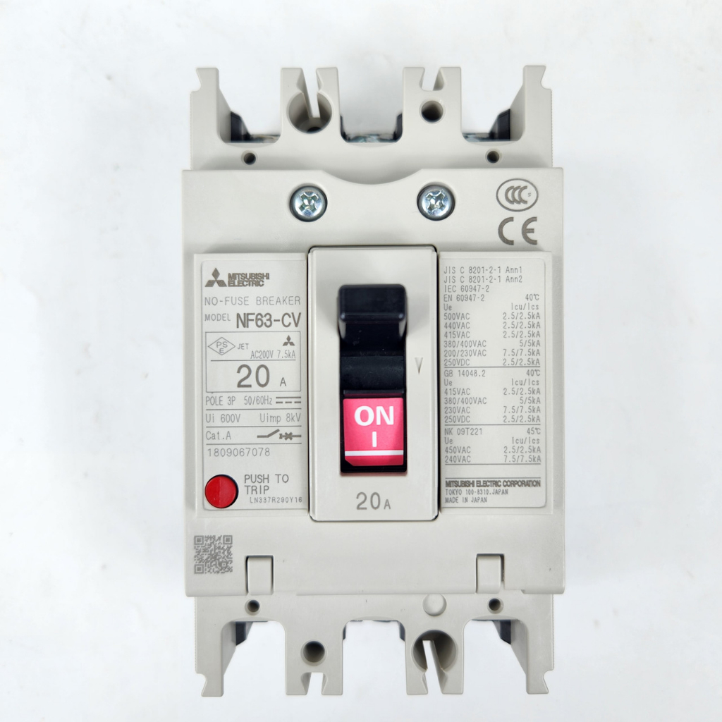 NF63-CV 3P 20A Molded Case Circuit Breakers | Shopee Thailand