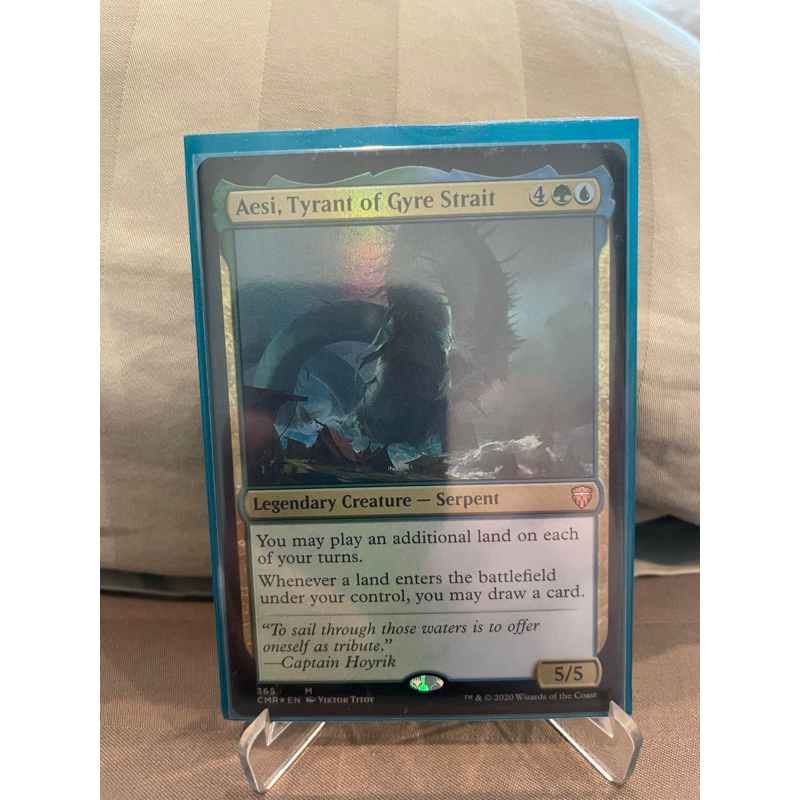 MTG Commander Legends: Aesi, Tyrant of Gyre Strait (Foil - Commander Deck) | Shopee Thailand