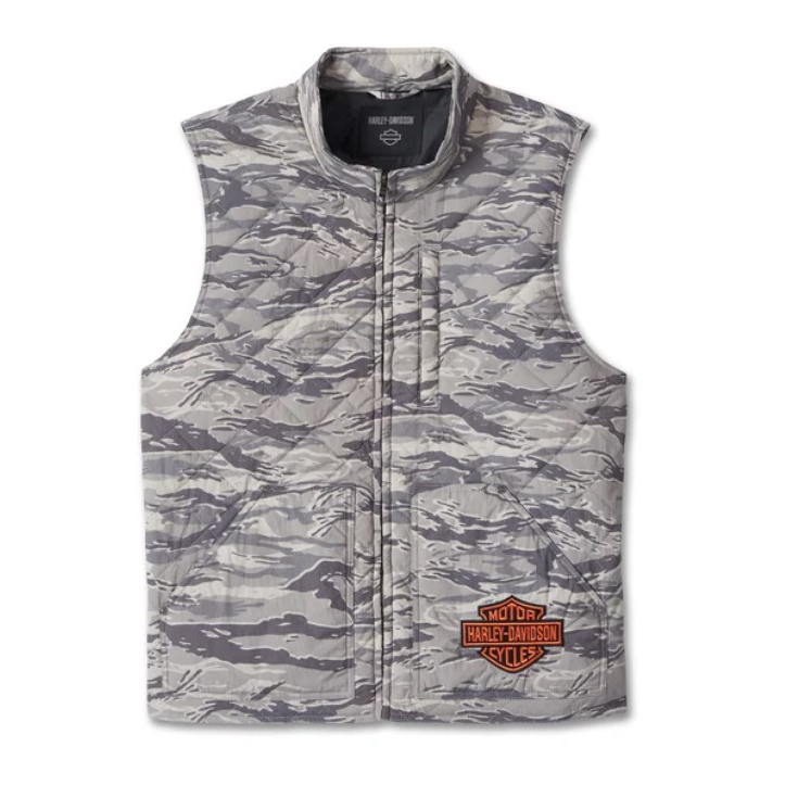 เสื้อกั๊กลายทหารลิขสิทธิ์แท้จาก Harley Davidson 97408-24VM | Shopee ...