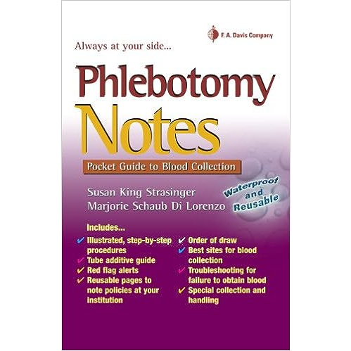 Phlebotomy Notes: Pocket Guide To Blood Collection (Davis'S Notes ...