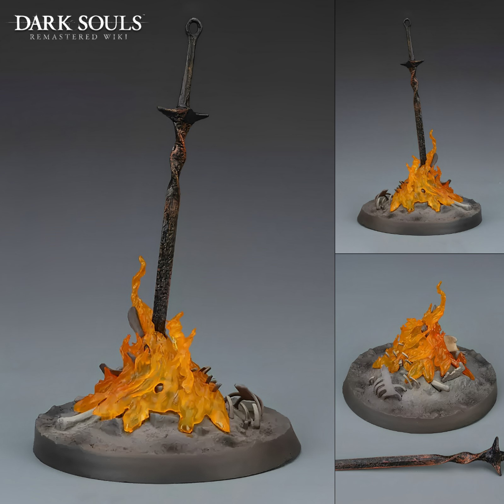 Figure ฟิกเกอร์ Estatua Dark Souls ดาร์กโซลส์ Bonfire Glowing Fire ...