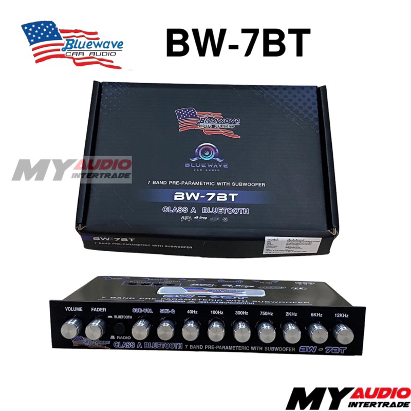 ปรีแอมป์ 7 band BLUEWAVE รุ่น BW-7BT Class A เชื่อมต่อ Bluetooth 5.0 💥 ...
