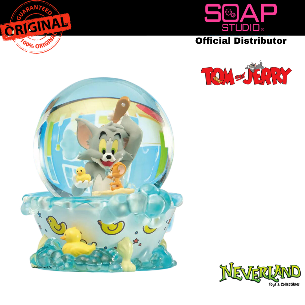 Soap Studio Tom and Jerry Bath Time Snow Globe | Shopee Thailand