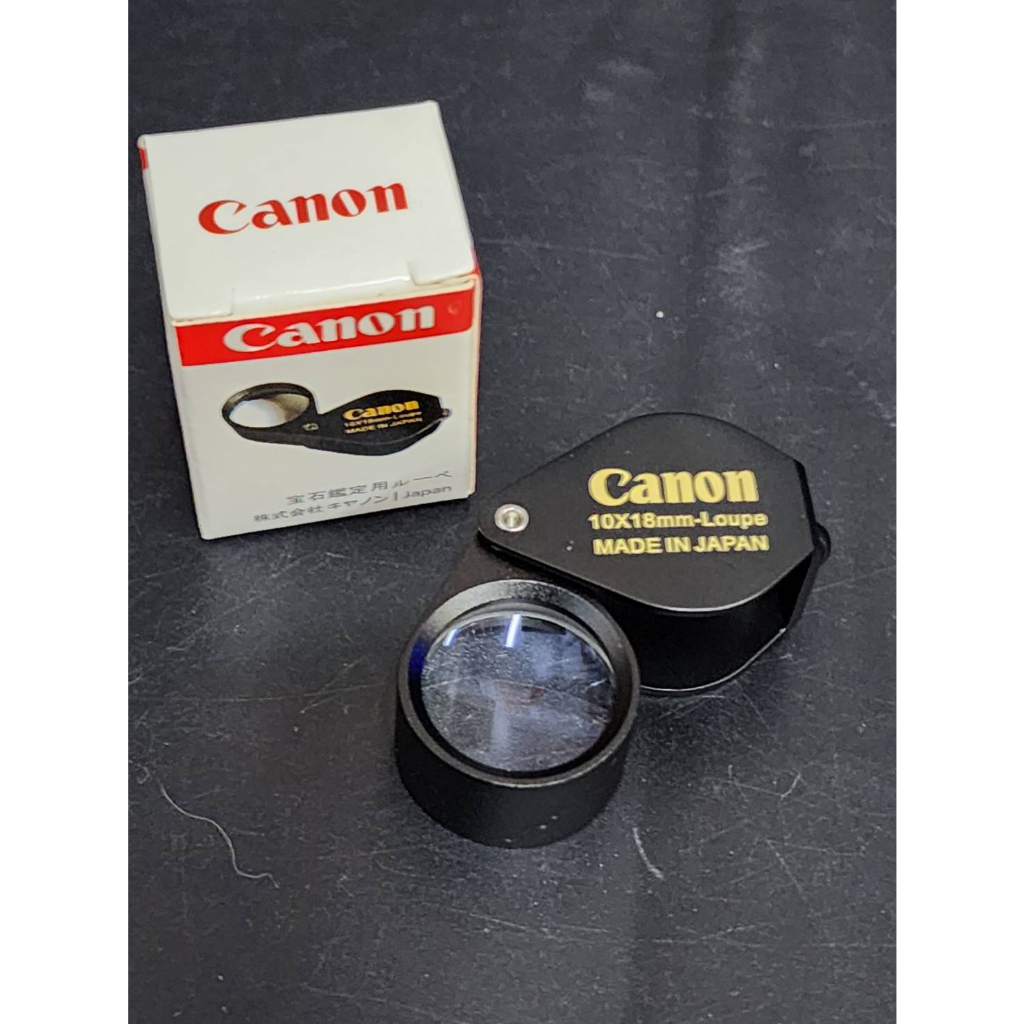 แว่นขยาย Canon LOUPE FULL HD เลนส์กระจก 10X18 mm พับเก็บได้ จับถนัดมือ ...