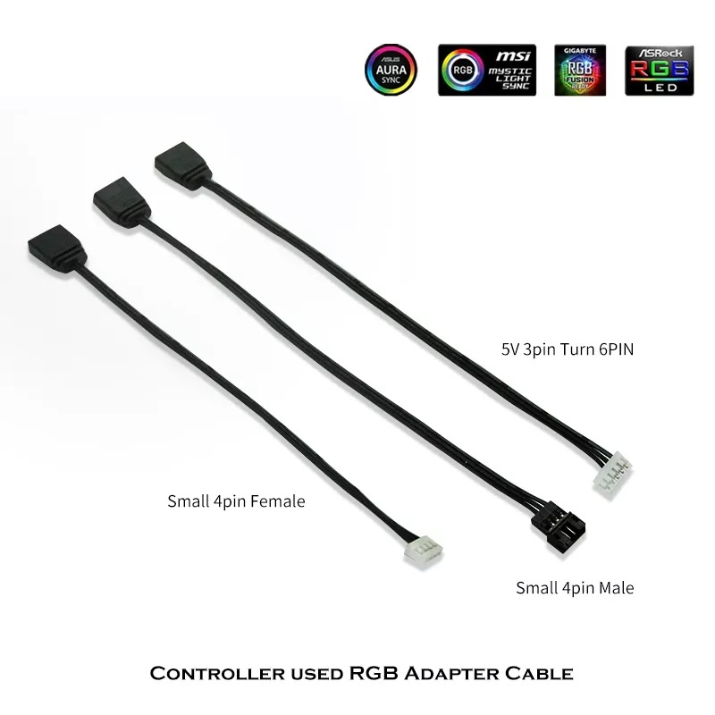 สายแปลง RGB HUB 6 Pin/4 Pin > 3 Pin สำหรับกล่อง Coolmoon | Shopee Thailand