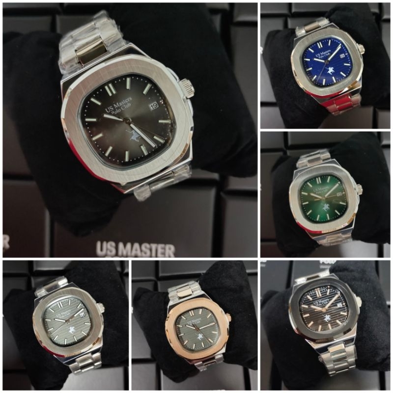 US MASTER Polo Club รุ่น USM-220902G นาฬิกาผู้ชาย สายสเตนเลส | Shopee ...