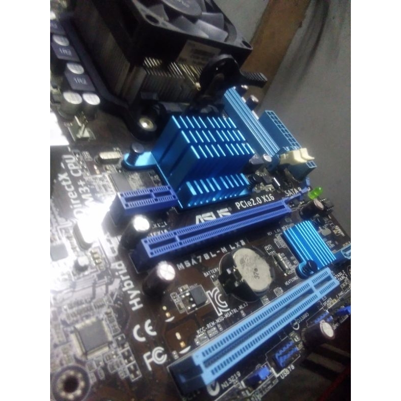 เมนบอร์ด AM3+ Asus M5A78L-M LX3 ddr3 พร้อมcpu x2-250 ฝาหลัง มี CPU พัดลม ให้ด้วย | Shopee Thailand