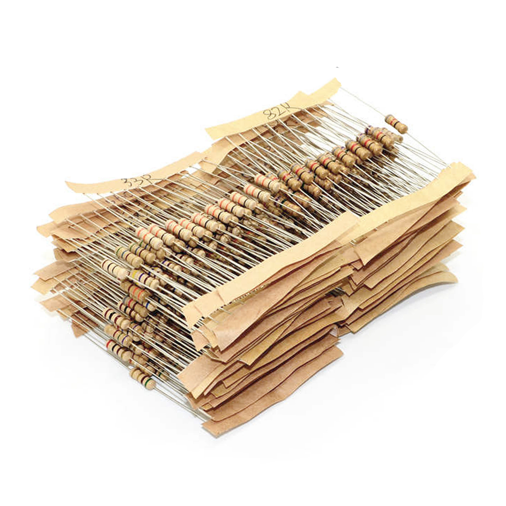 (10ตัว) ตัวต้านทาน 1/2W (0.5W), 1 กิโลโอห์ม - 91 กิโลโอห์ม ความคาด ...