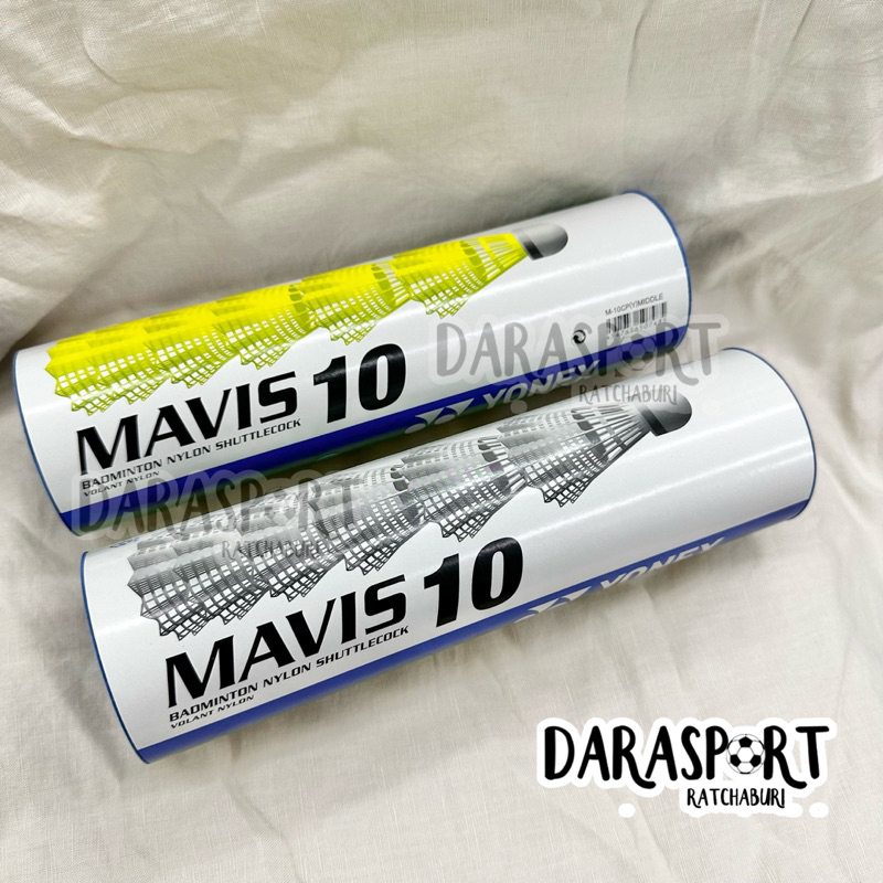 พร้อมส่ง ลูกแบดมินตันพลาสติก โยเน็ก yonex ของแท้ 1000% ฝาน้ำเงิน MAVIS ...