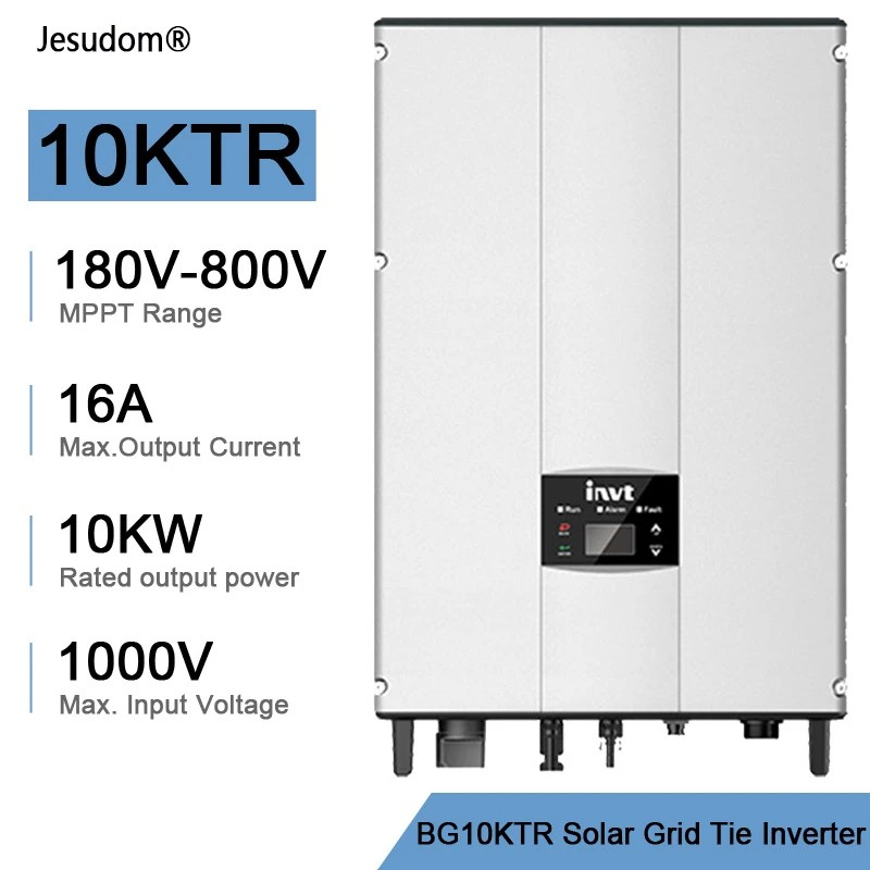 INVT 10KW Solar Grid Tie Inverter Three Phase On-grid Inverter MPPT ...