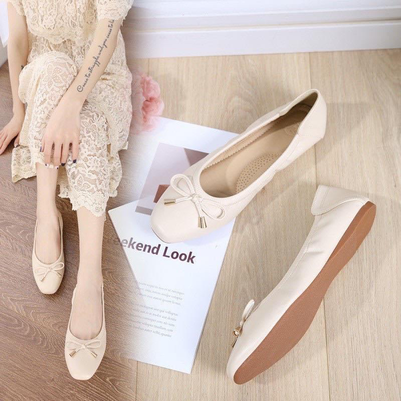 รองเท้า Momo Shoes รุ่น Venita สีครีม ไซส์ 36 ใส่ครั้งเดียว ขายเพราะไม่ ...