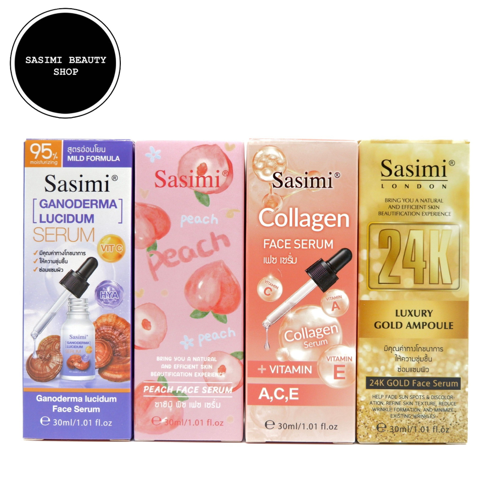 SASIMI Face Serum เซรั่มบำรุงผิวหน้า ให้ผิวหน้ากระจ่างใส 30ml | Shopee Thailand