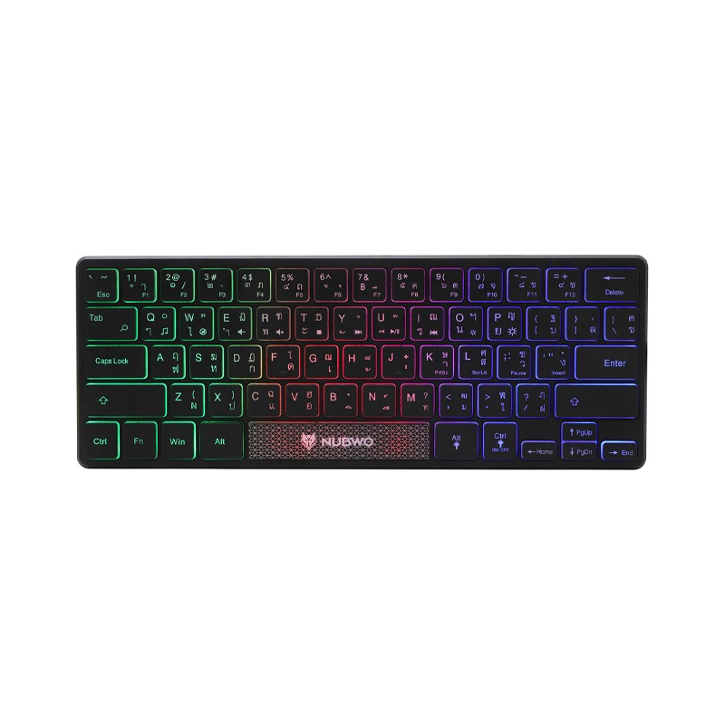 NUBWO USB KEYBOARD MINI NUBWO NK-40 ORCA BLACK - A0141415 | Shopee Thailand