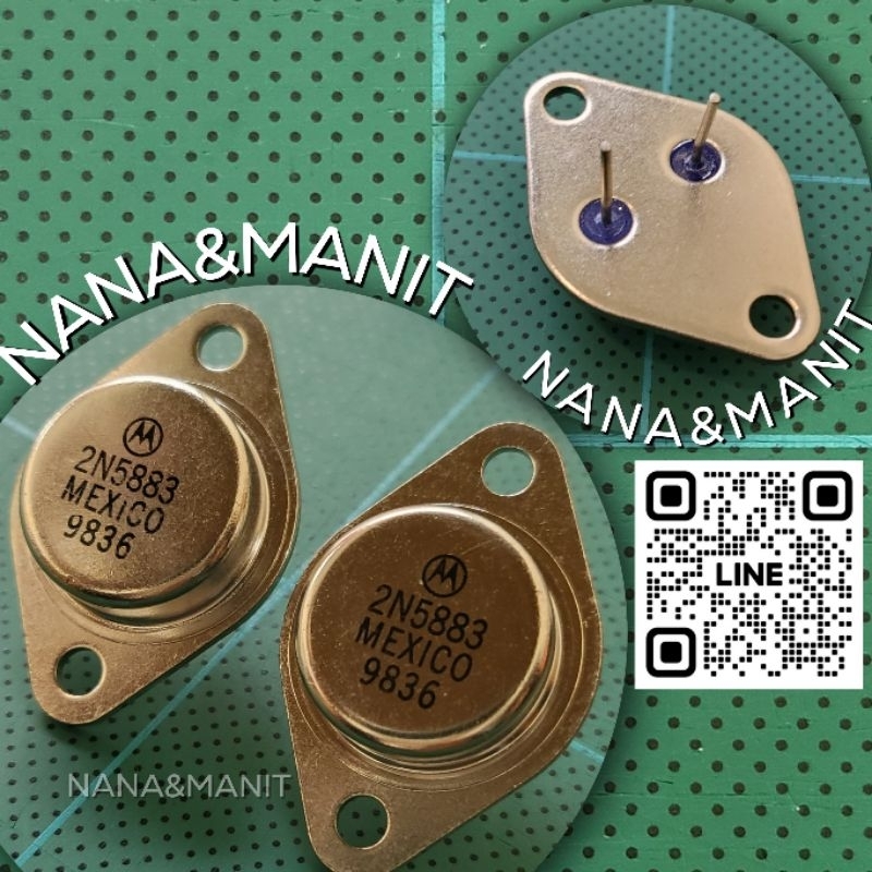 2N5883 จานบิน PNP 25A 80V (งานแท้) แพ็คละ2ตัว | Shopee Thailand