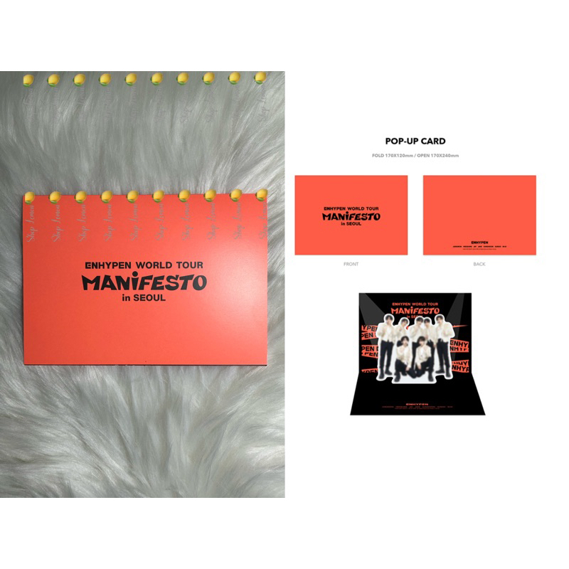 พร้อมส่ง enhypen world tour manifesto in seoul | Shopee Thailand