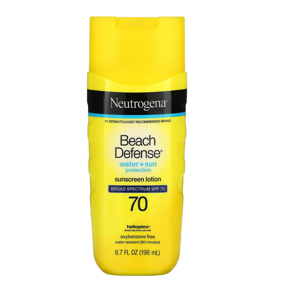 Neutrogena, Beach Defense Sunscreen Lotion, SPF 70, 6.7 fl oz (198 ml ...