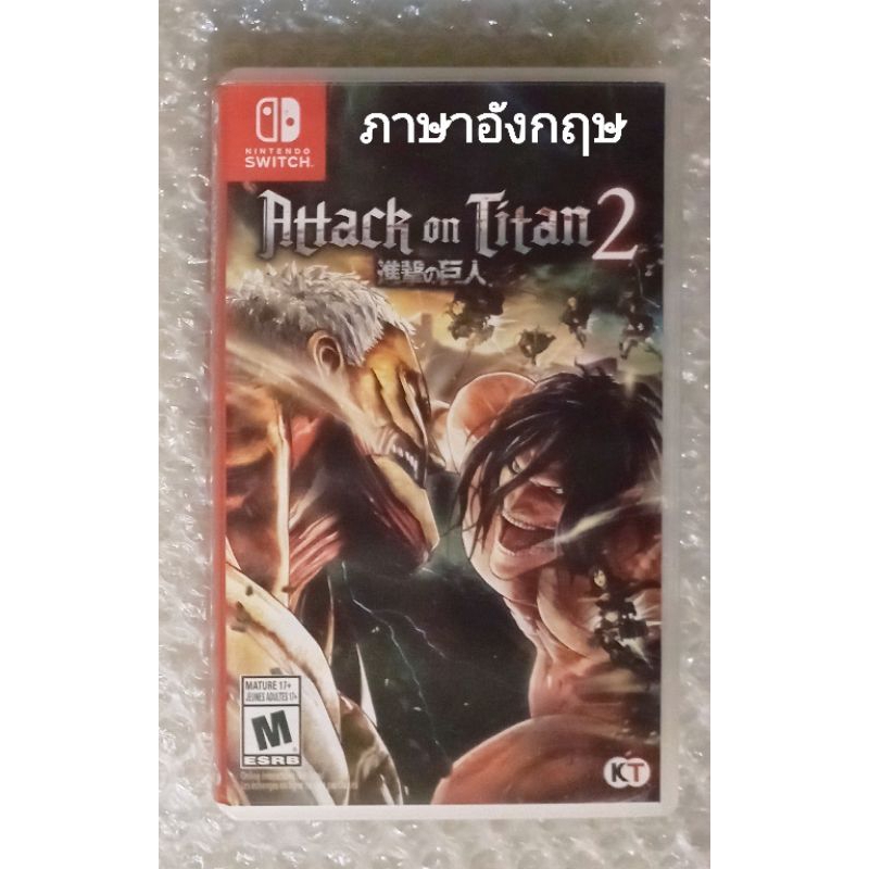 ATTACK ON TITAN 2 ภาษาอังกฤษ NINTENDO SWITCH ENGLISH SW A.O.T. AOT A.O ...