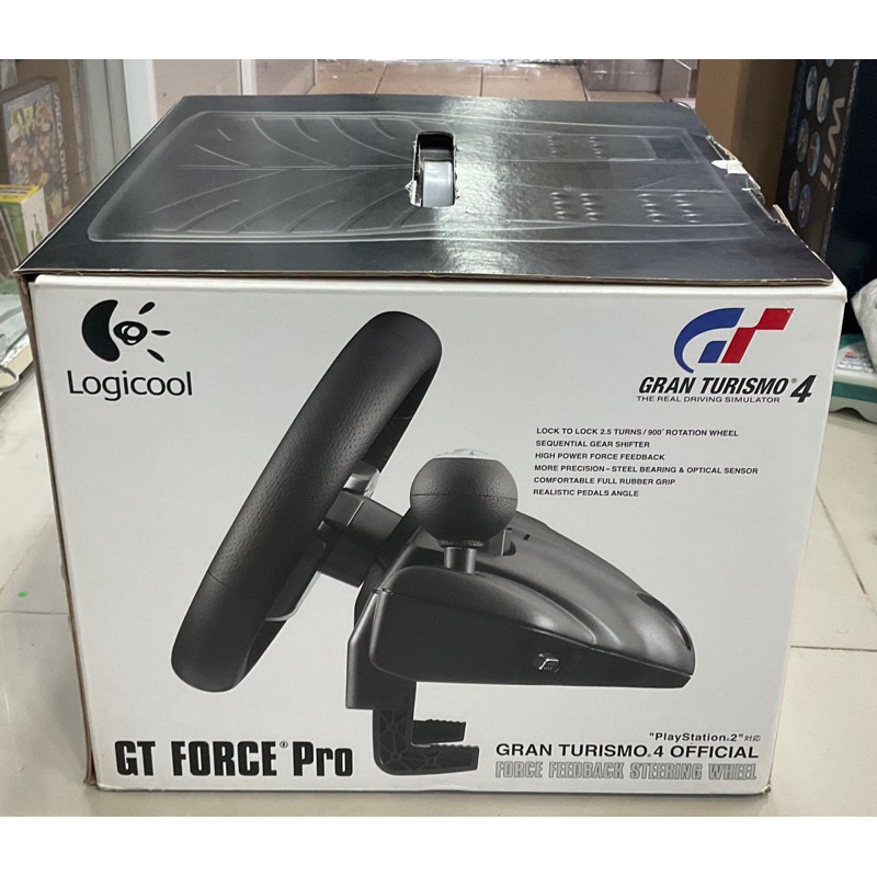จอยพวงมาลัย PS2 GT Driving Force Pro งาน Logicool ใช้งานได้กับ เครื่อง ...