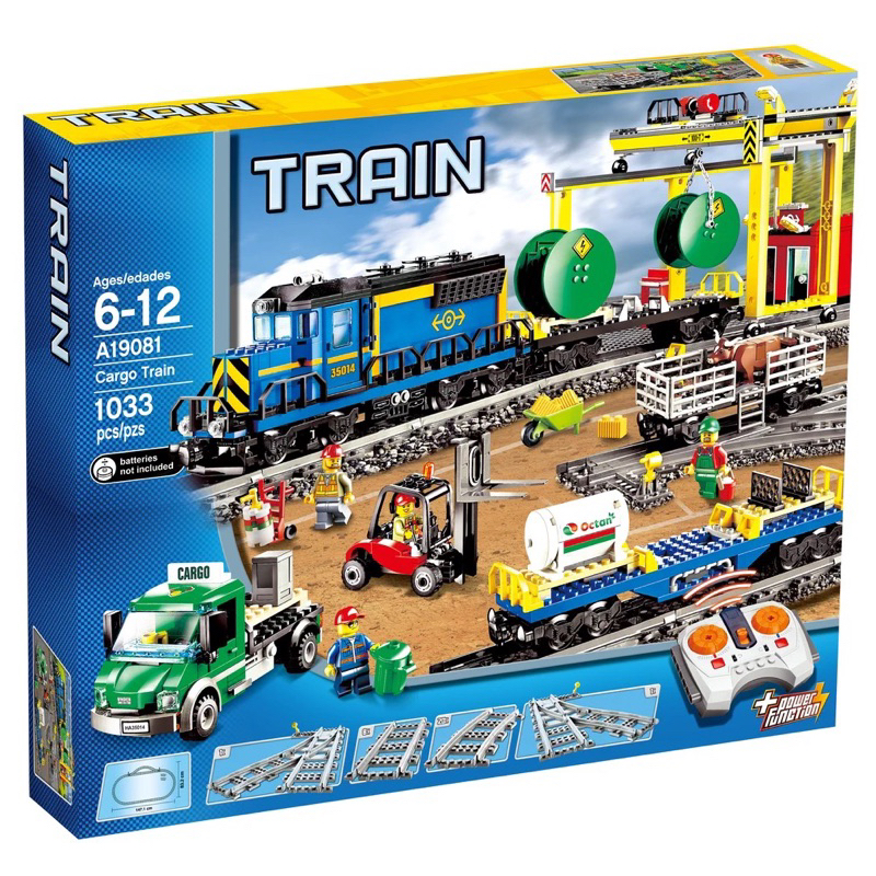 Lego City Series 60052 Freight Train Remote Control Version Children's ...