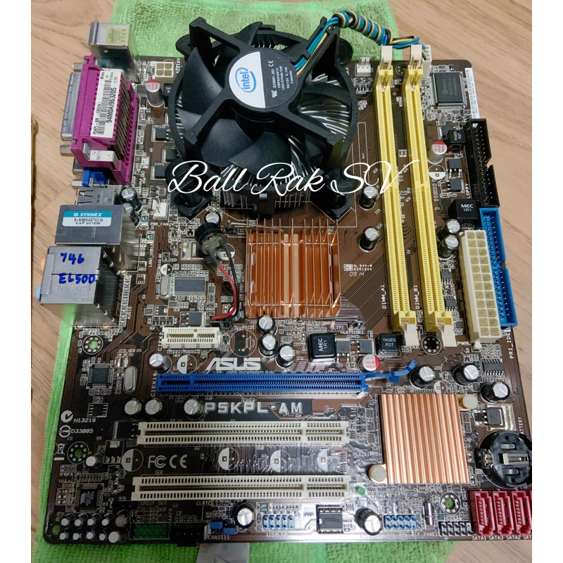 เมนบอร์ด ASUS P5KPL-AM/ LGA 775 / DDR2 / CPU E6500 | Shopee Thailand