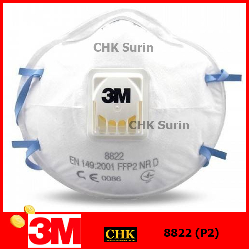 ของแท้ !! หน้ากาก 3M รุ่น 8210 8247 8812 8822 9105S 8246 9916 8511 9320 9320A+ มาตรฐาน N95 กัน ...