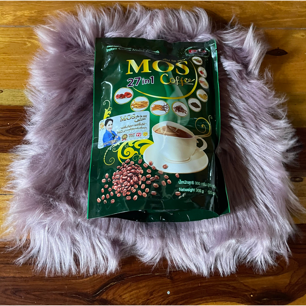 MOS Coffee เอ็มโอเอส คอฟฟี่(จำนวน1ห่อ)สูตรเจ20กรัมต่อซอง15ซอง | Shopee ...