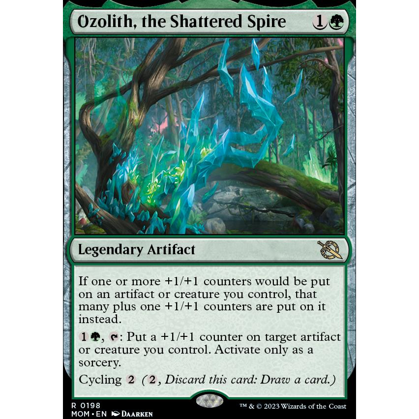 [MTG][Single][MOM] Ozolith, the Shattered Spire ระดับ Rare [ภาษาอังกฤษ ...