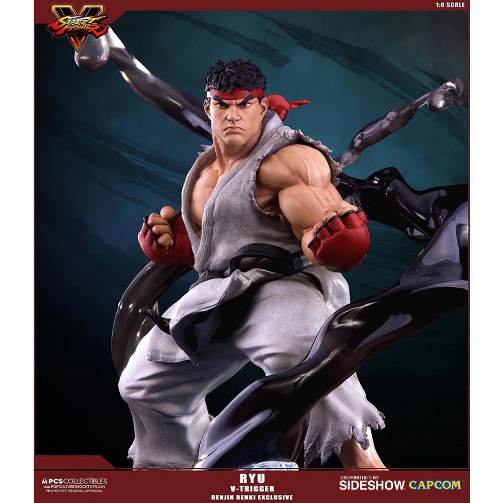 {พร้อมส่ง} งานปั้น Street Fighter SIDESHOW EXCLUSIVE ริว Ryu V-TRIGGER ...