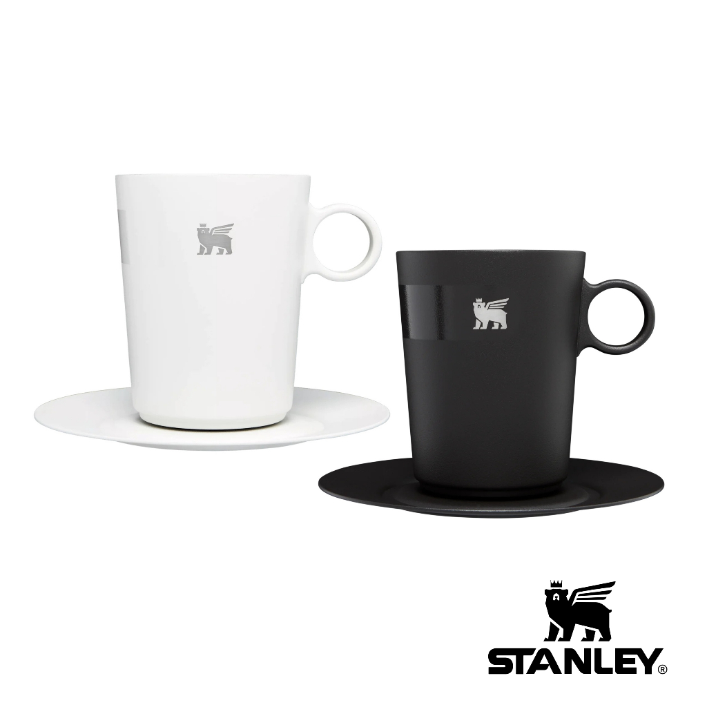 [โค้ด DDXMARW3 ลดอีก10%] STANLEY CAFÉ LATTE CUP & STILLNESS SAUCER - 10 ...