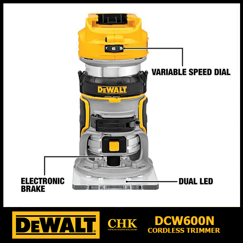 DEWALT DCW600 ทริมเมอร์ไร้สาย 1/4" 18v รุ่น DCW600N-XJ (เครื่องเปล่า ...