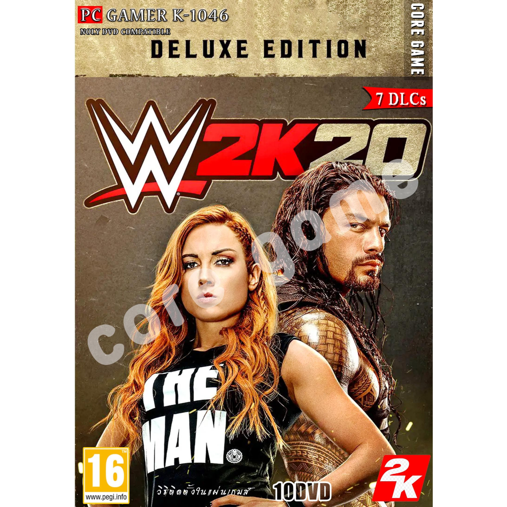 WWE 2K20 Digital Deluxe Edition + 7 DLC แผ่นและแฟลชไดร์ฟ เกมส์ คอมพิวเตอร์ Pc และ โน๊ตบุ๊ค ...