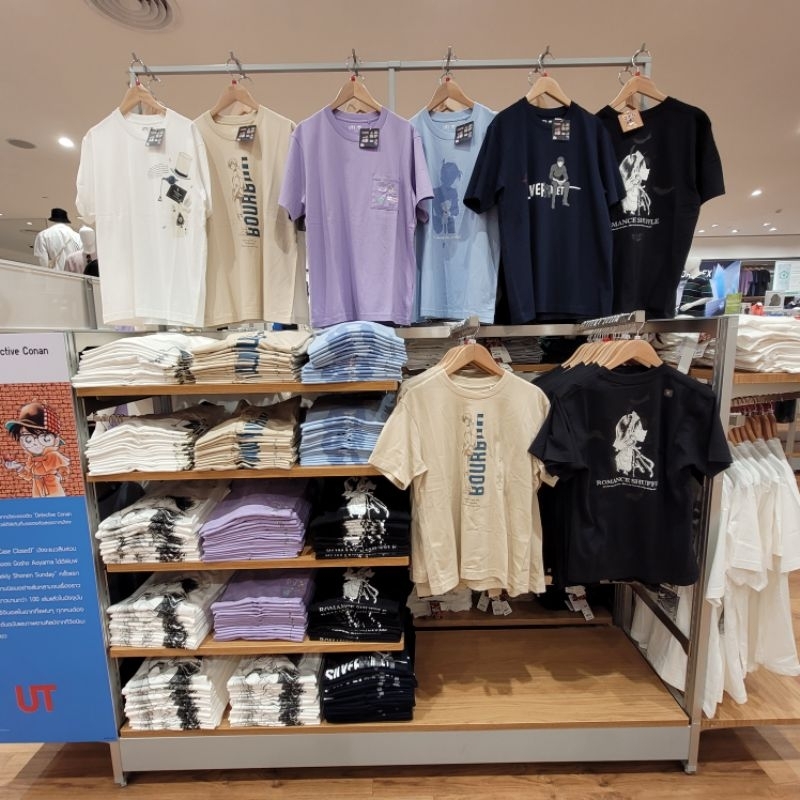 รับหิ้วของแท้เสื้อ UT กราฟฟิค uniqlo ลาย Introduction of Detective ...