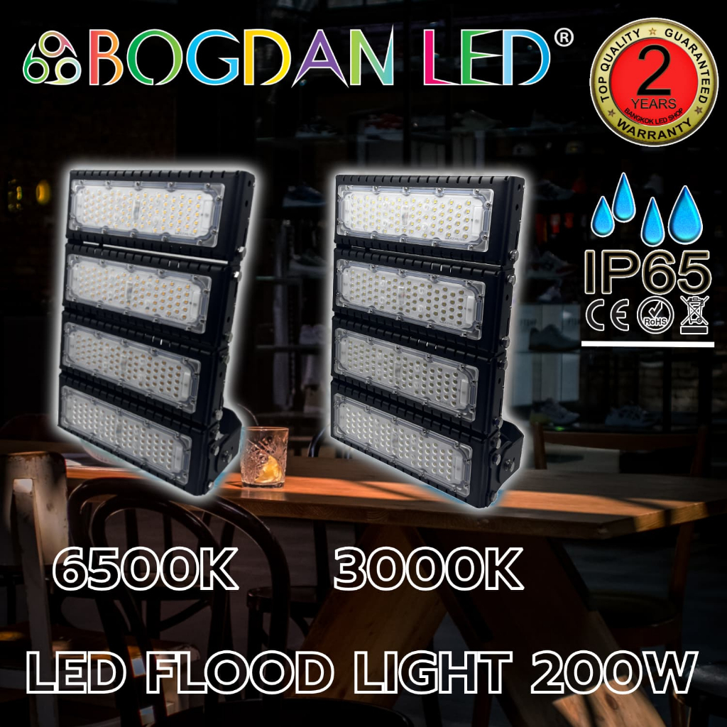 LED FLOOD LIGHT, สปอตไลท์ BL-FLAP3-200W spotlight 100-240VAC IP65 ...