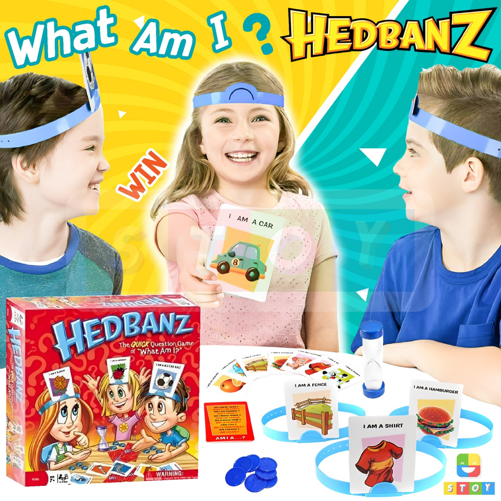 เกมส์ยอดนิยม Hedbanz Game เกมส์ทาย/ใบ้คำบนหัว คำภาษาอังกฤษ ได้ศัพท์น่า ...